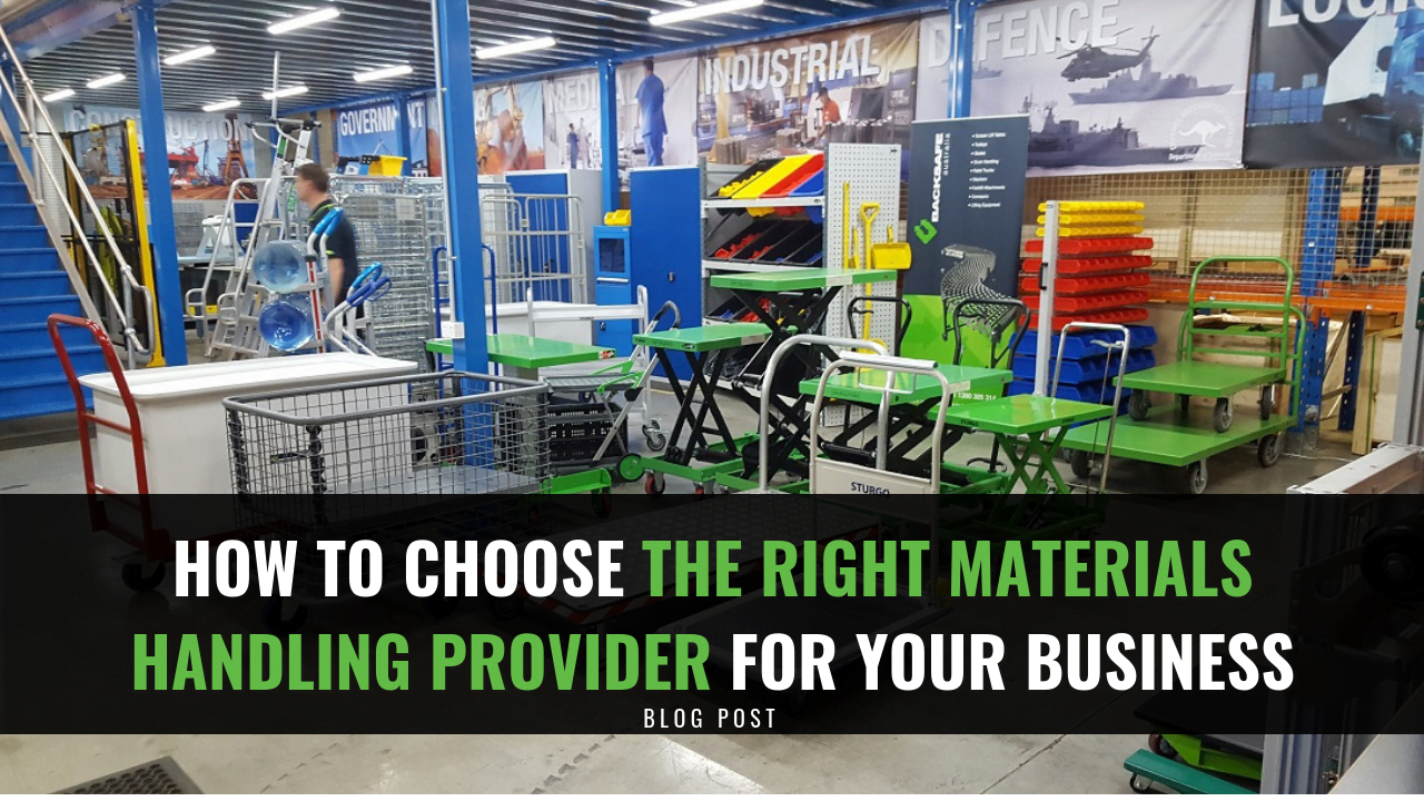 How to Choose the Right Materials Handling Provider for your Business ...