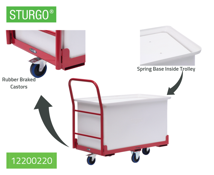 Buy A STURGO® Big Bin Trolley With Tub - Materials Handling Equipment ...