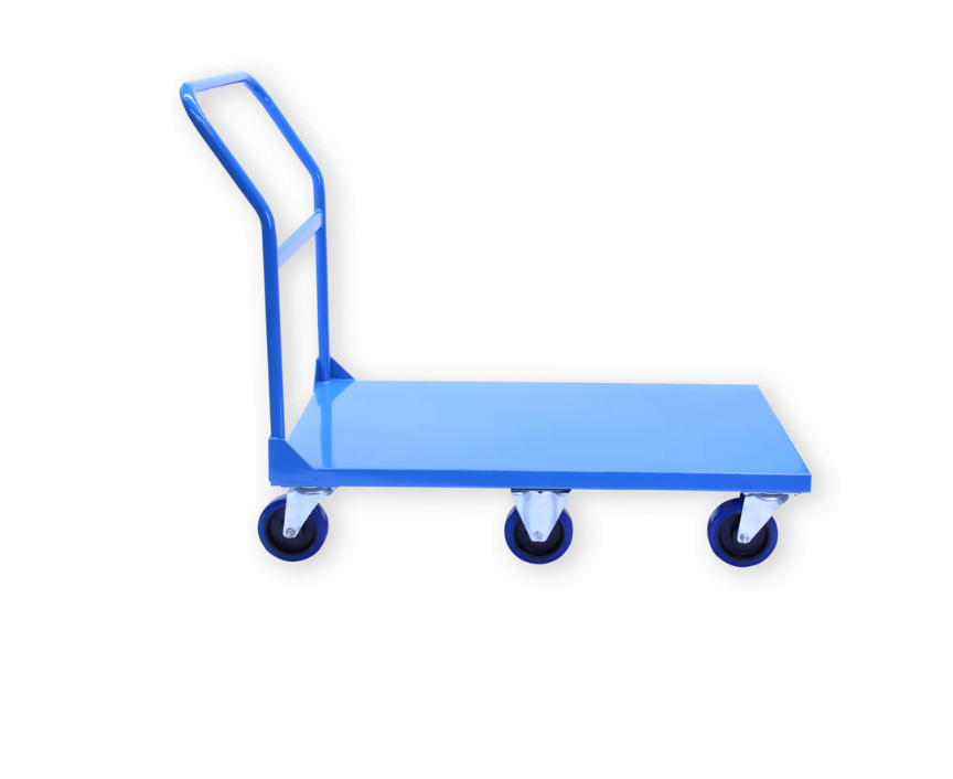 Buy A Custom STURGO® Double Handle Flatbed Trolley - Materials Handling ...