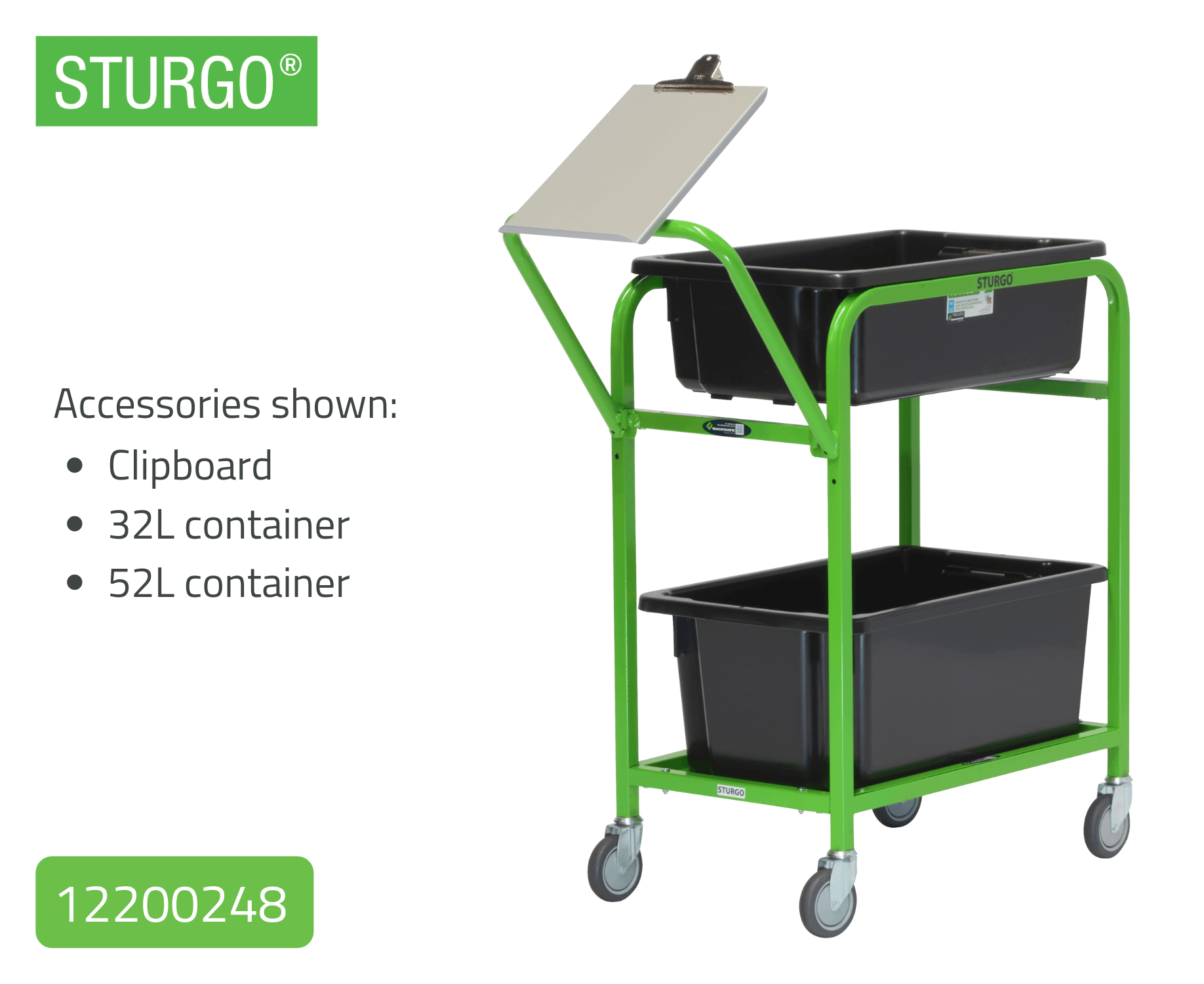 Buy A STURGO® Order Picking Trolley - Materials Handling Equipment ...