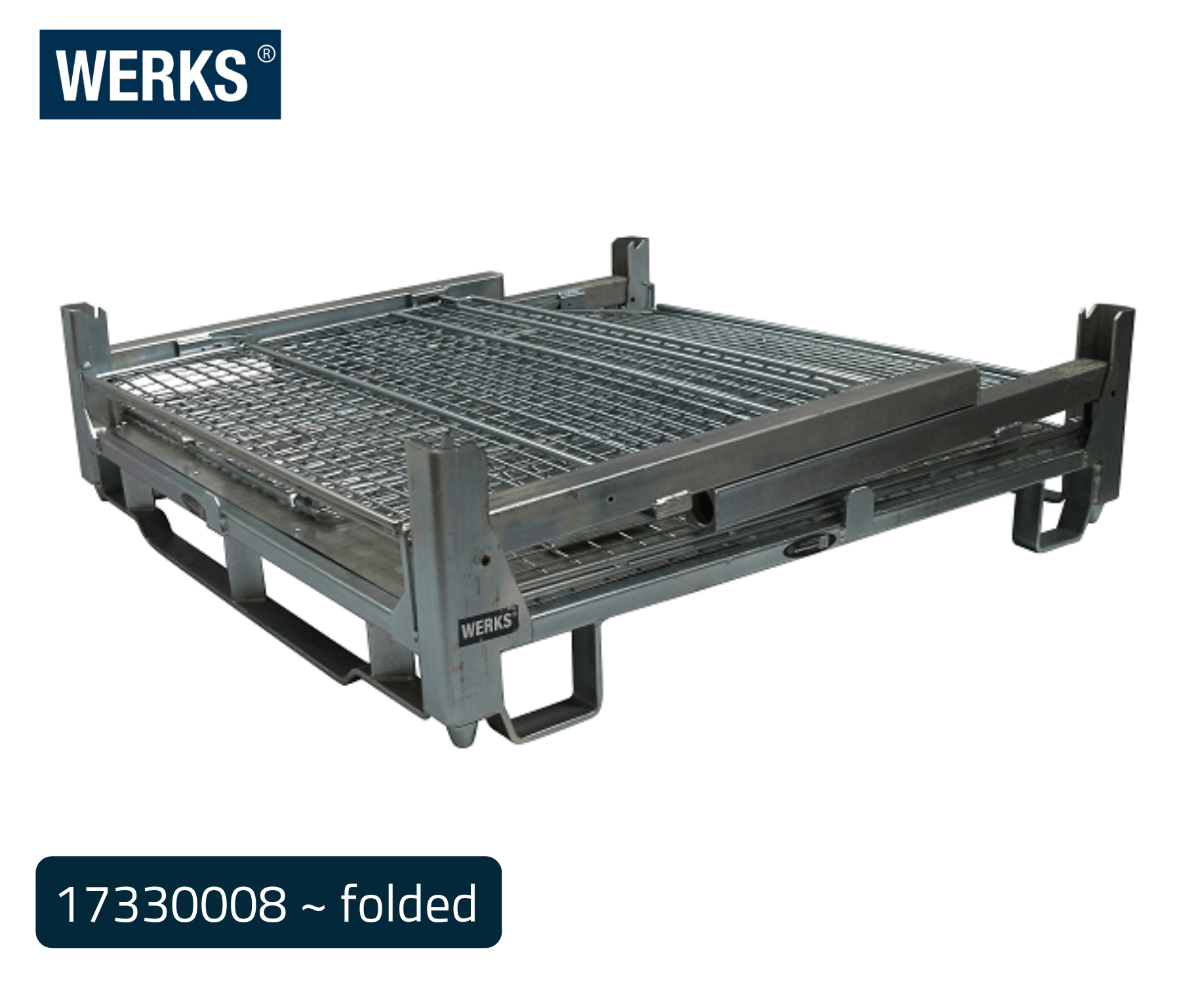 Buy A WERKS® Zinc Pallet Cages - Insert Feet Design - Materials ...