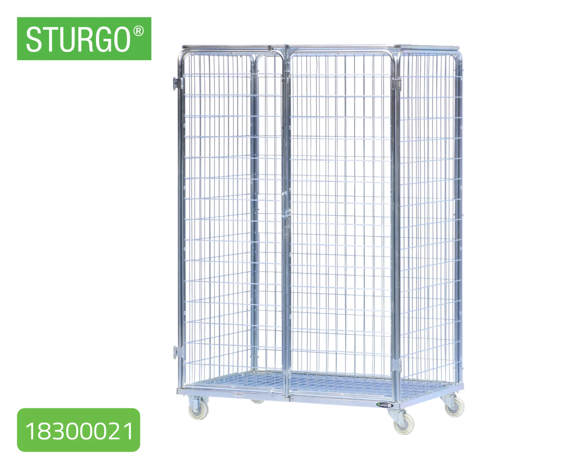 Buy A STURGO® Security Double Roll Cage Trolley - Materials Handling ...