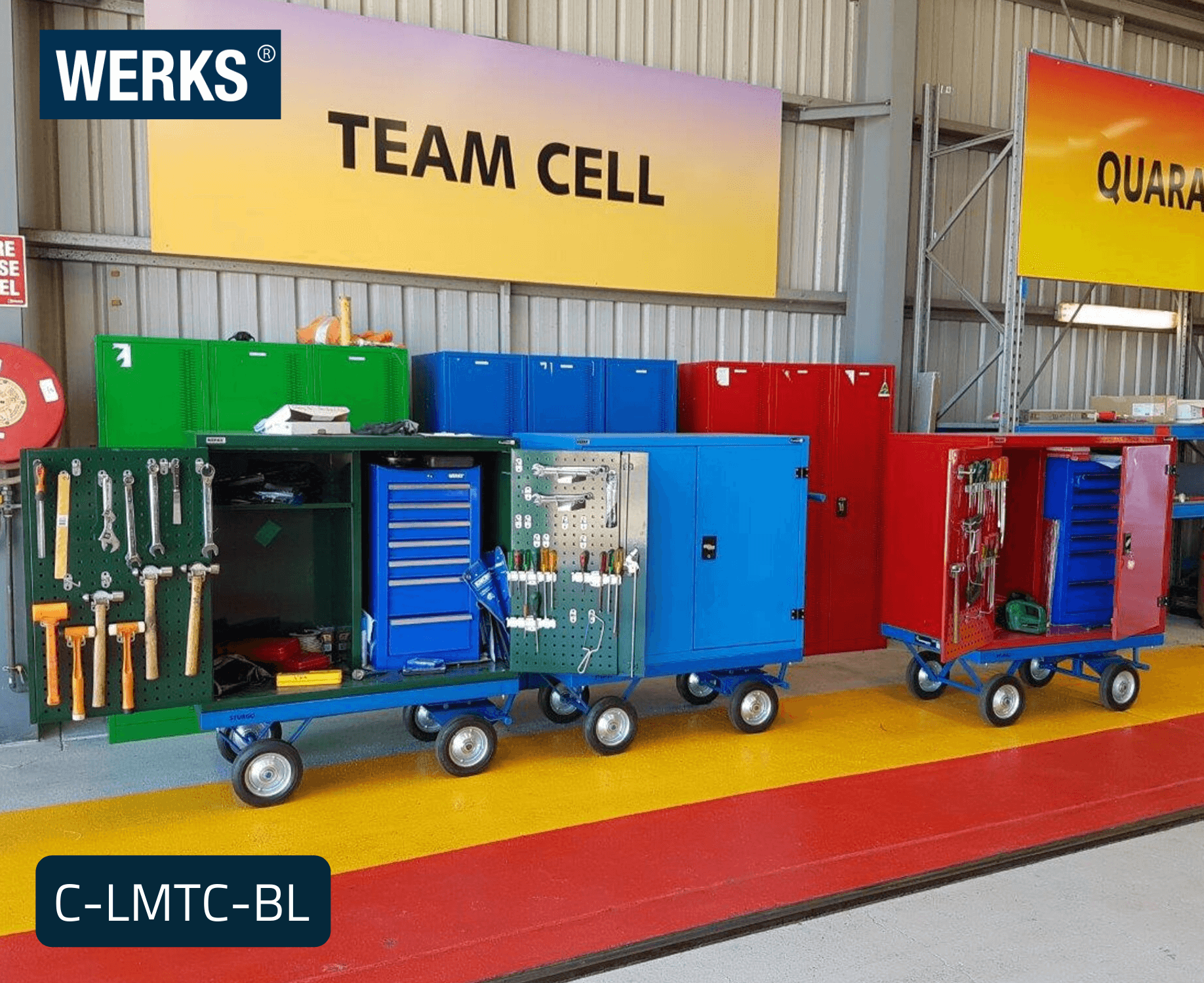Buy A Custom WERKS® Lean Mobile Tool Cabinet - Materials Handling ...