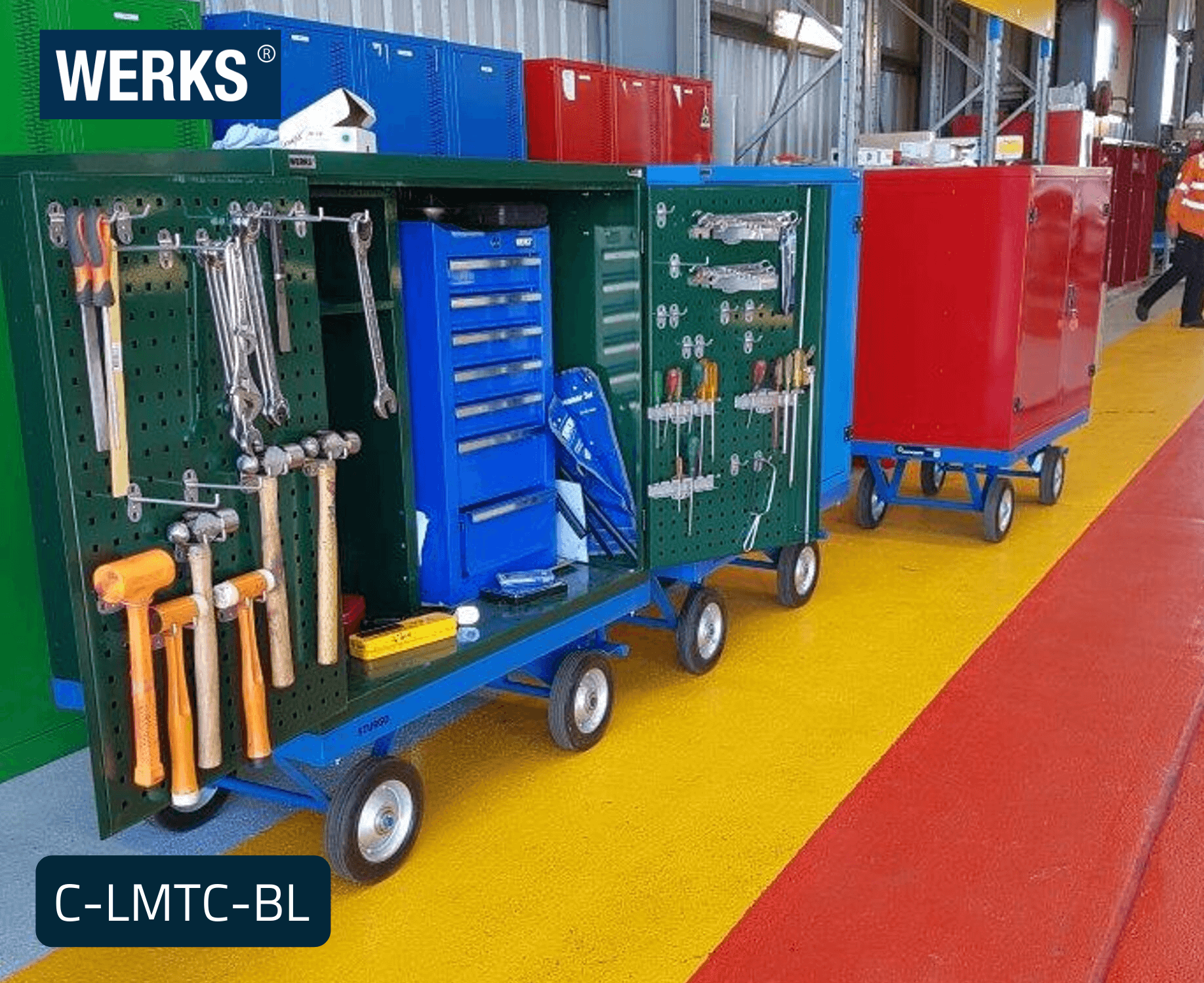 Buy A Custom WERKS® Lean Mobile Tool Cabinet - Materials Handling ...