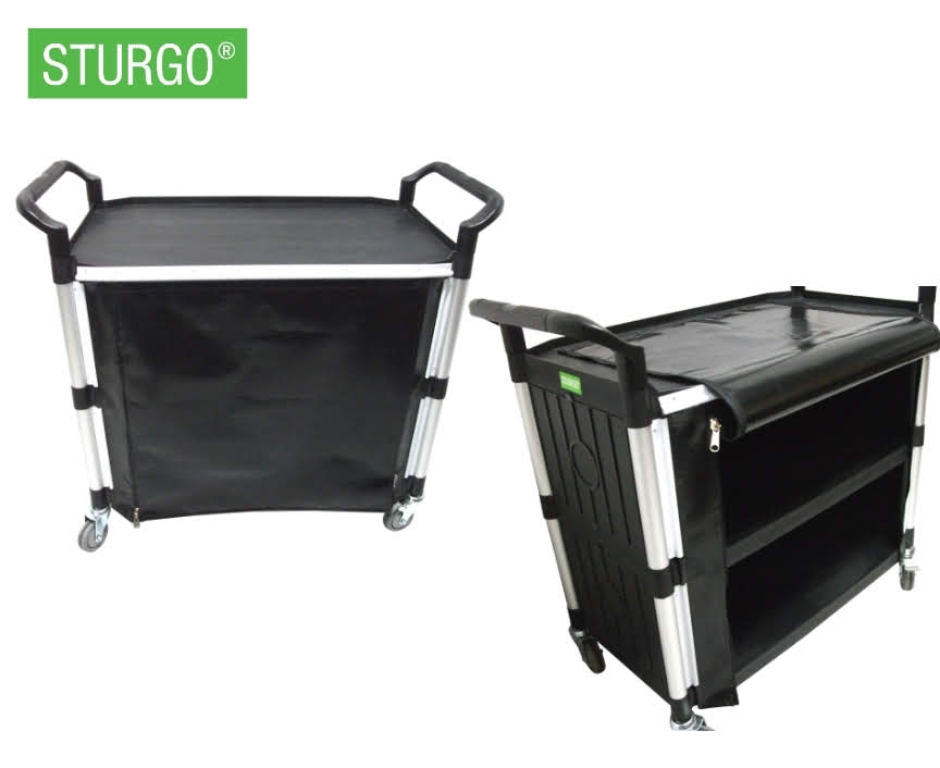 Buy A Custom Service Cart with Vinyl Cover - Materials Handling ...