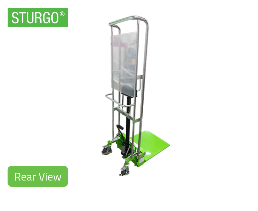 Buy A STURGO® Manual Stacker with Adjustable Forks - Materials Handling Equipment - Backsafe ...
