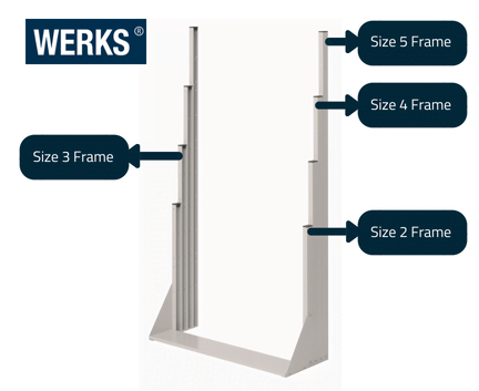 Buy A WERKS® Free Standing Partitions - Single Sided - Materials ...