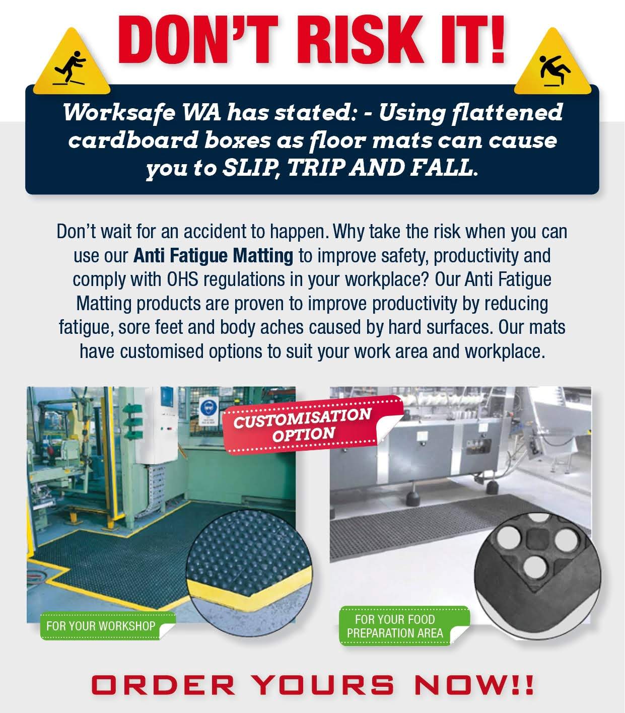 Avoid Taking Risks At Your Workplace - Backsafe Australia