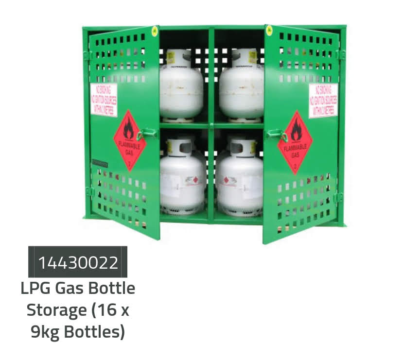 Gas Bottle Cabinet for Gas Cylinder Storage - Backsafe Australia