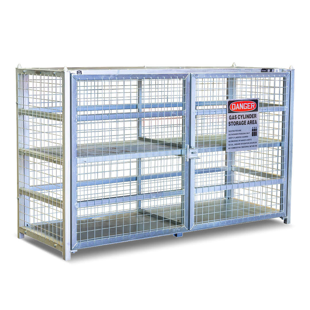 Buy A Gas Cylinder Storage Cage - Storage Solutions - Materials ...