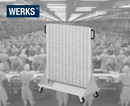 Buy A WERKS® Partition Wall Frame Supports - Materials Handling ...