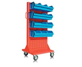 Buy A WERKS® Louvre Bin Trolley - Materials Handling Equipment ...